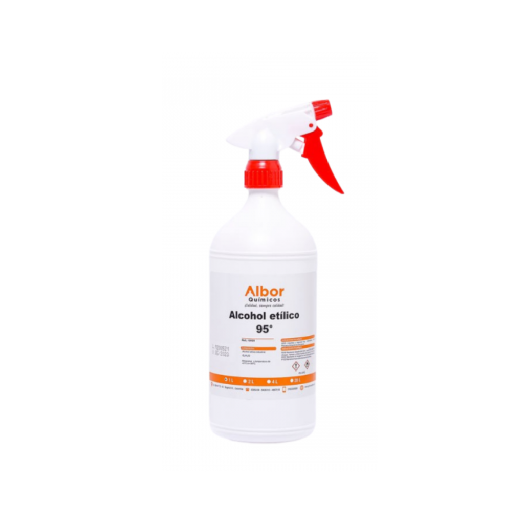 Alcohol Etilico para Mechero al 95% x 1000 ml Albor – Bioguard